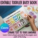 Busy Binder Activity, Shape Matching Printable, Preschool Curriculum ...