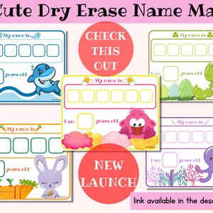 Toddler Busy Book Name Page, Name Building Activity, Montessorri ...