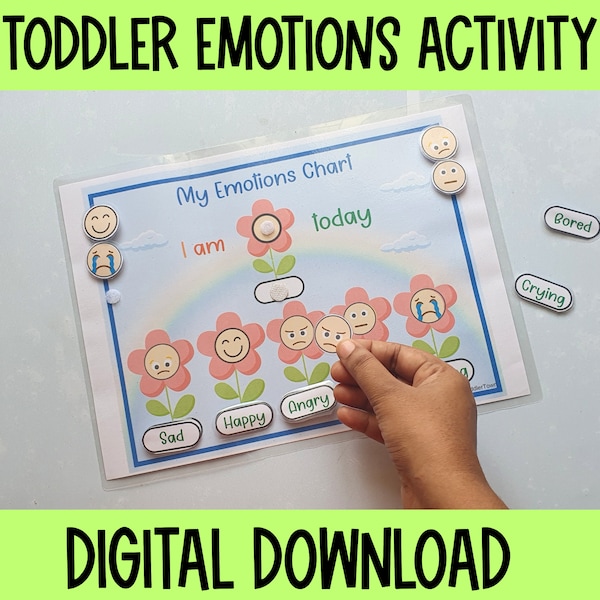 Emotions Chart - Etsy