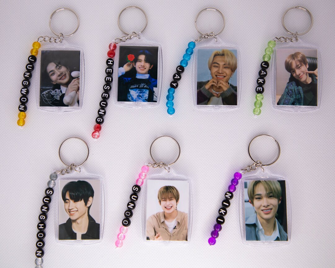 ENHYPEN Bias Custom Photo Keychain - Etsy