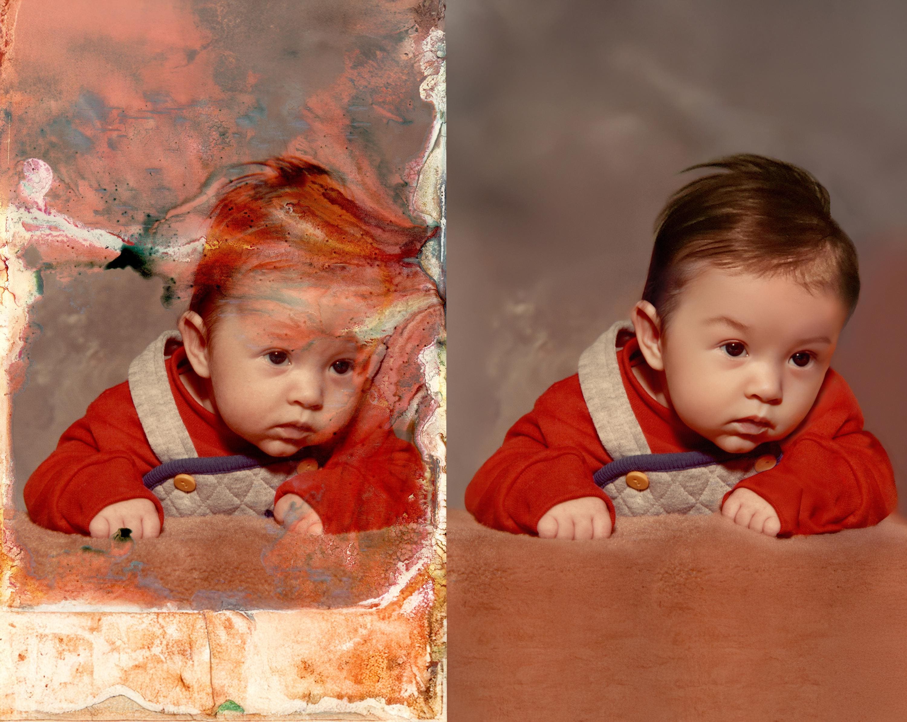 Damaged Photo Restoration Fix Torn Faded or Scratched Pictures ...