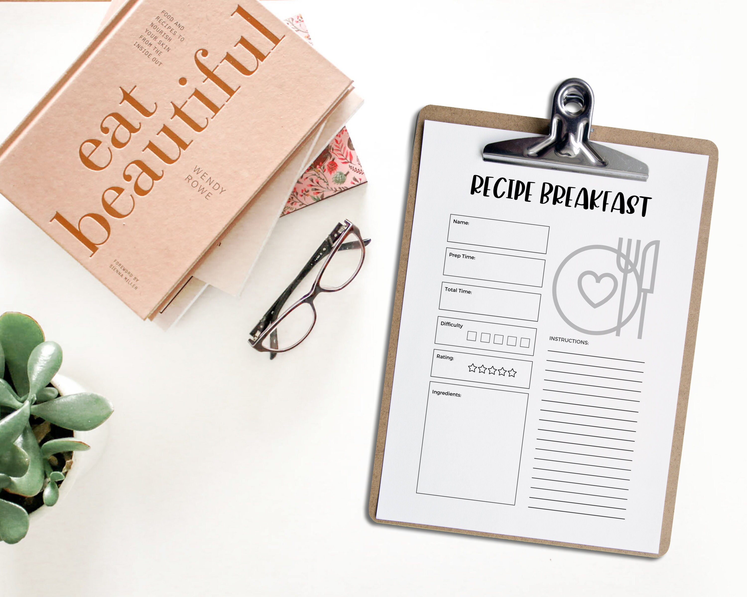 Recipe Inserts Printable Instant Download Recipe Planner | Etsy