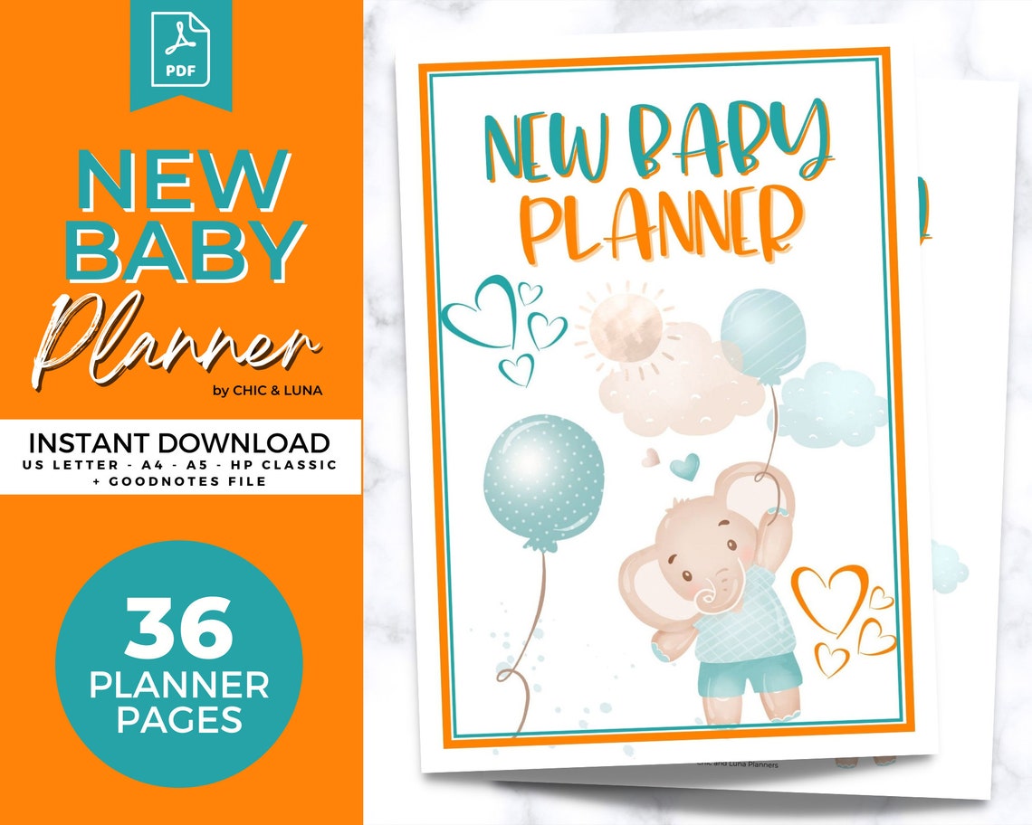 New Baby Planner: Printable Newborn Planning Kit (digital Download) - Etsy