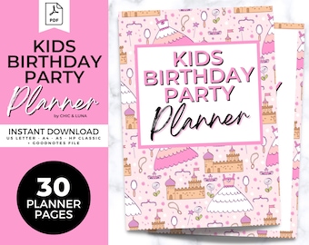 Kids Birthday Party Checklist Printable Kids Party Planner - Etsy Australia