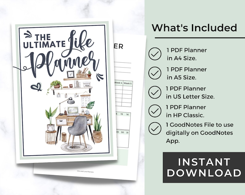 Ultimate Life Planner Binder Planner Bundle All in One - Etsy
