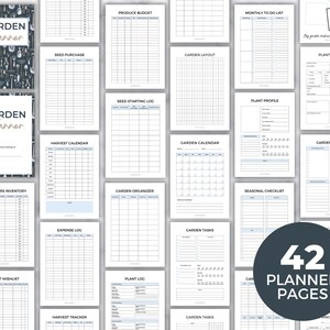 Gardening Planner Printable | Garden Planner | Garden Journal | Garden ...