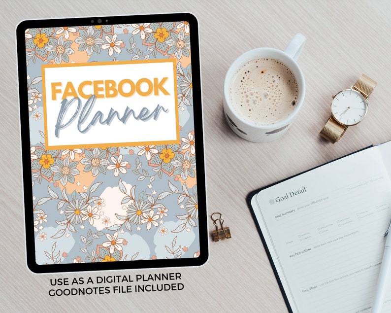 Facebook Planner Printable FB Group Planner Facebook - Etsy