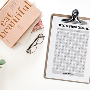 Emergency Fund Challenge Printable Instant Download | Etsy