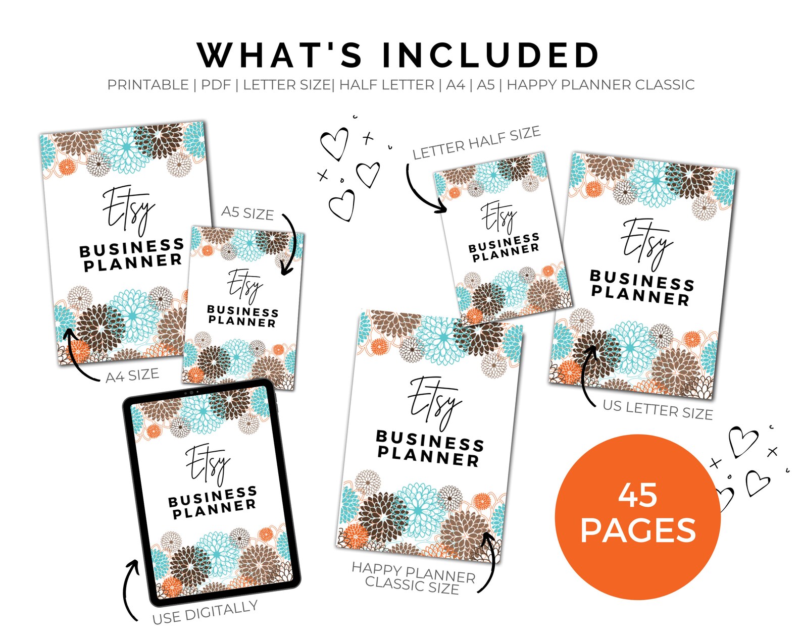 Etsy Business Planner Printable Instant Download Etsy | Etsy