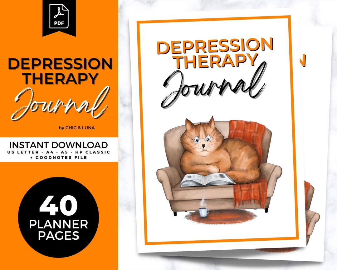 Depression Mental Health Journal Depression Therapy Planner Depression ...
