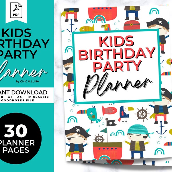 Birthday Party Plan - Etsy