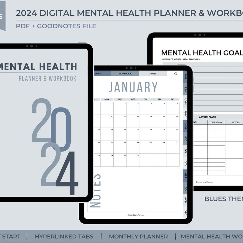 Mental Health Planner - Etsy