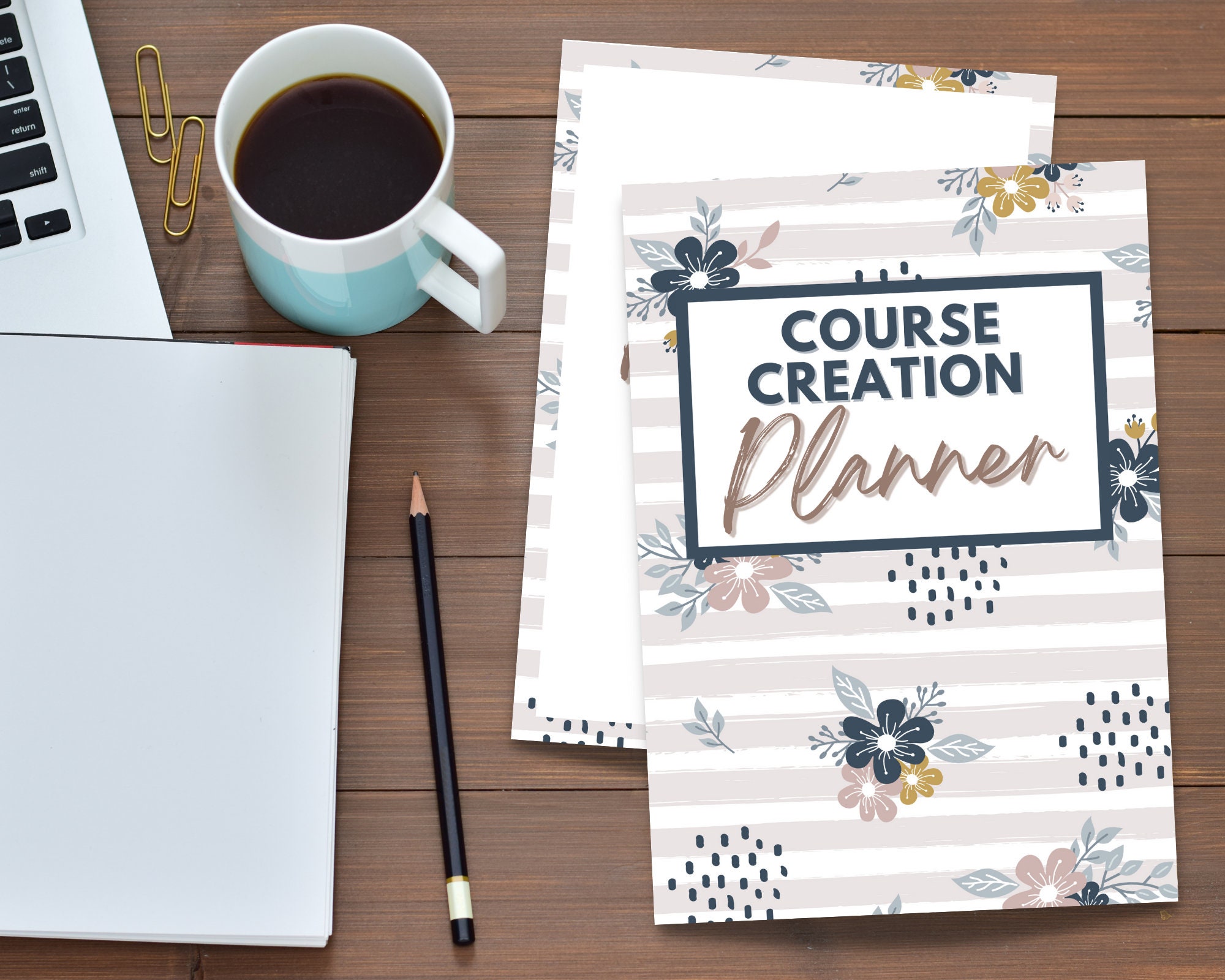 Printable Course Creation Planner Lesson Plans Course Promotion ...