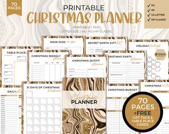 Christmas Planner Printable, Holiday Planner Printable, Christmas Gift ...