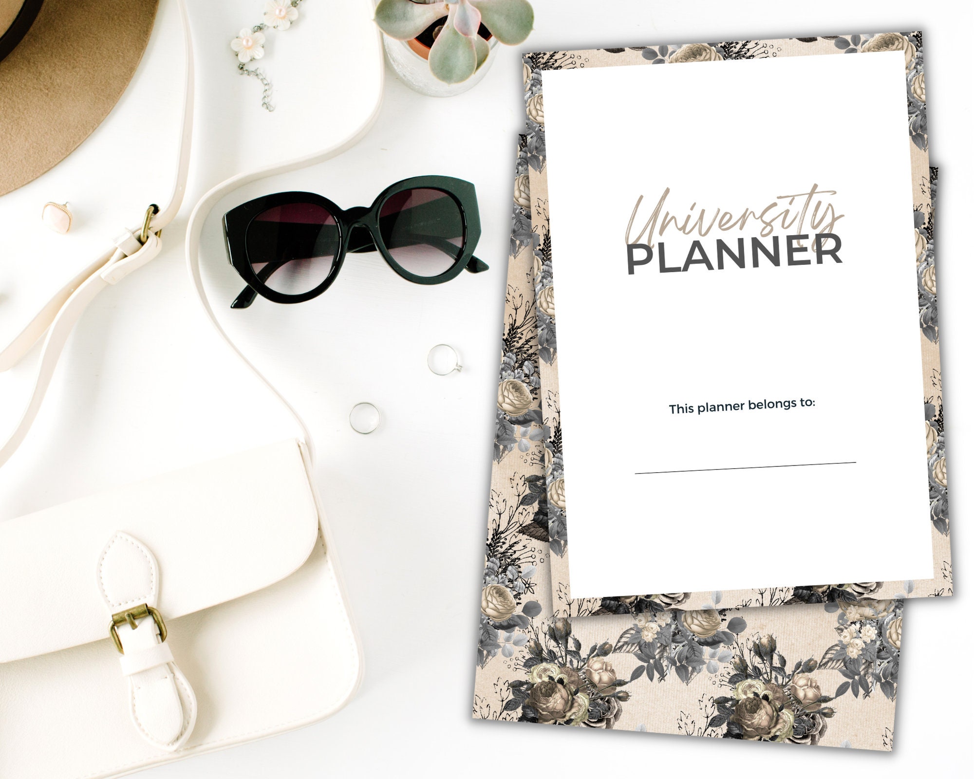 Student Planner Printable, University Planner Printable, University ...