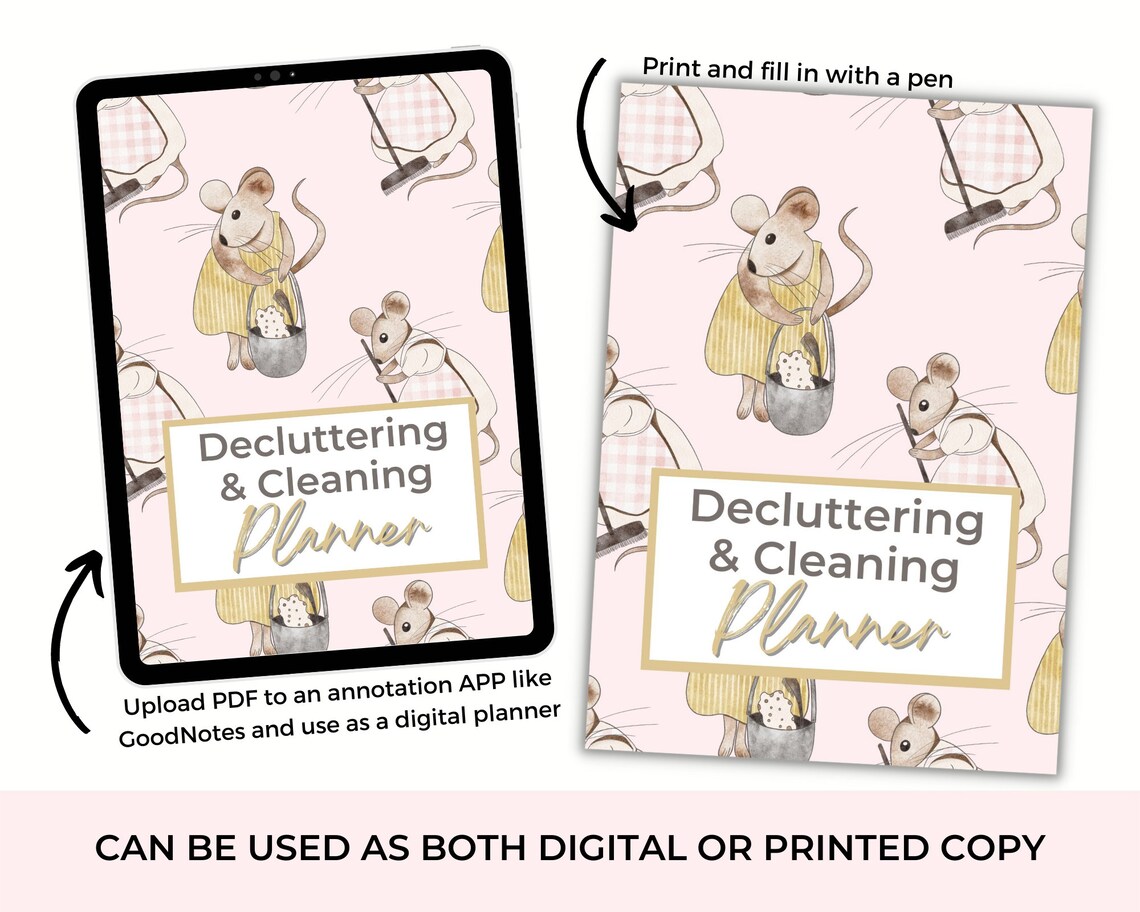 Decluttering Planner Printable Cleaning Journal - Etsy