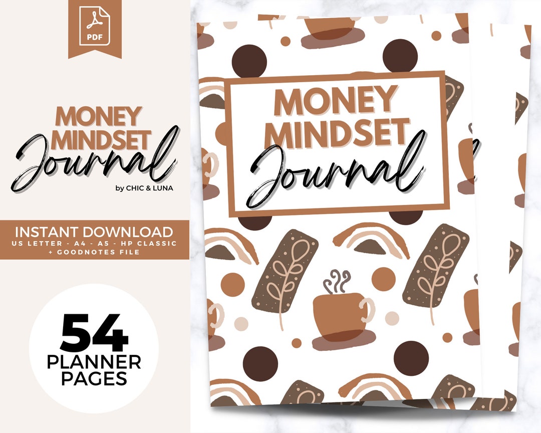 Money Mindset Journal | Printable Money Mindset Planner | Debt ...