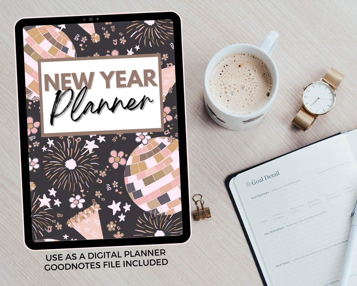 2023 New Year Planner Printable New Year Goals Digital New - Etsy