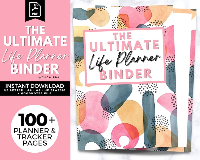 Ultimate Life Planner Binder Planner Bundle All in One - Etsy