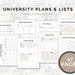 Student Planner Printable, University Planner Printable, University ...