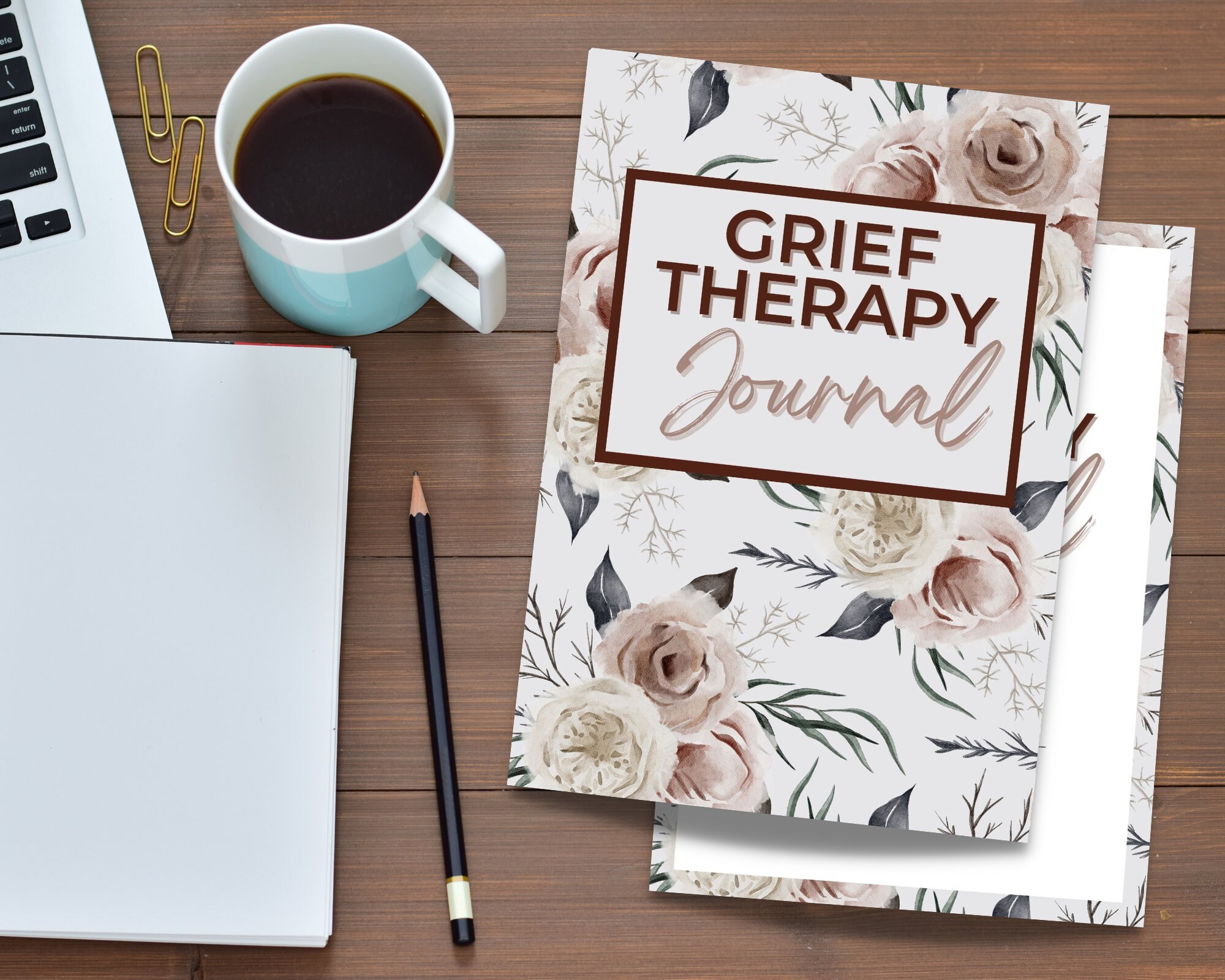 Grief Therapy Journal Grief Therapy Worksheets Coping With - Etsy
