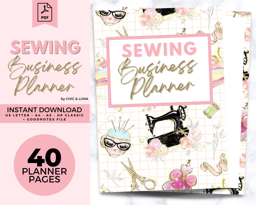 Sewing Business Planner | Sewing Inventory | Body Measurements ...