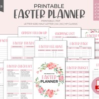 Easter Day and Week Planner for Kids - Etsy