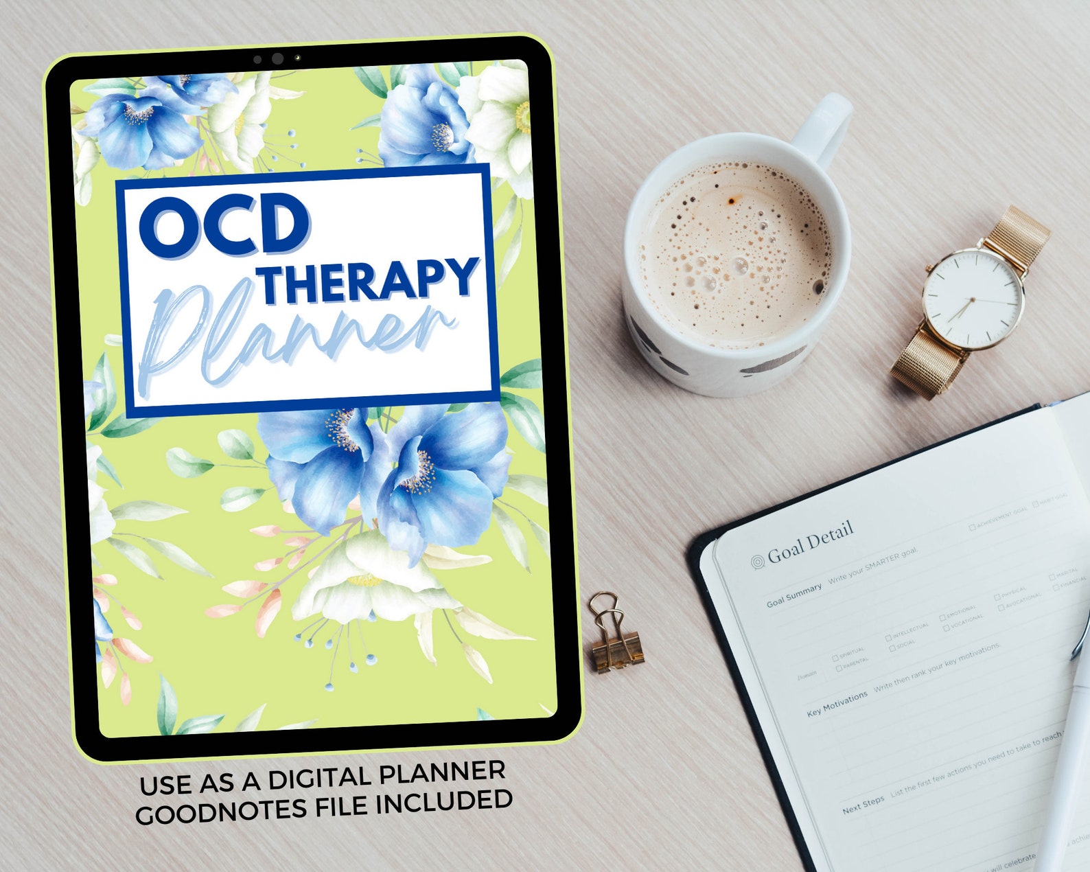 OCD Therapy Planner OCD Worksheet OCD Triggers Printable Obsessive ...