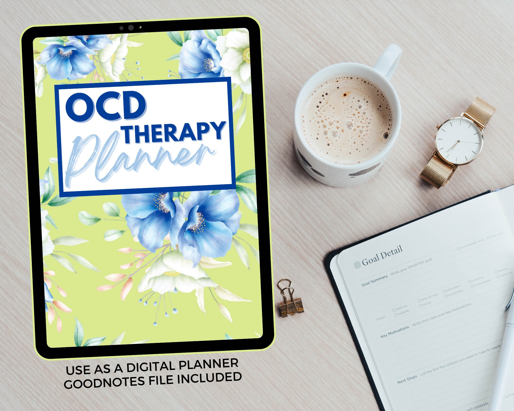 OCD Therapy Planner OCD Worksheet OCD Triggers Printable Obsessive ...