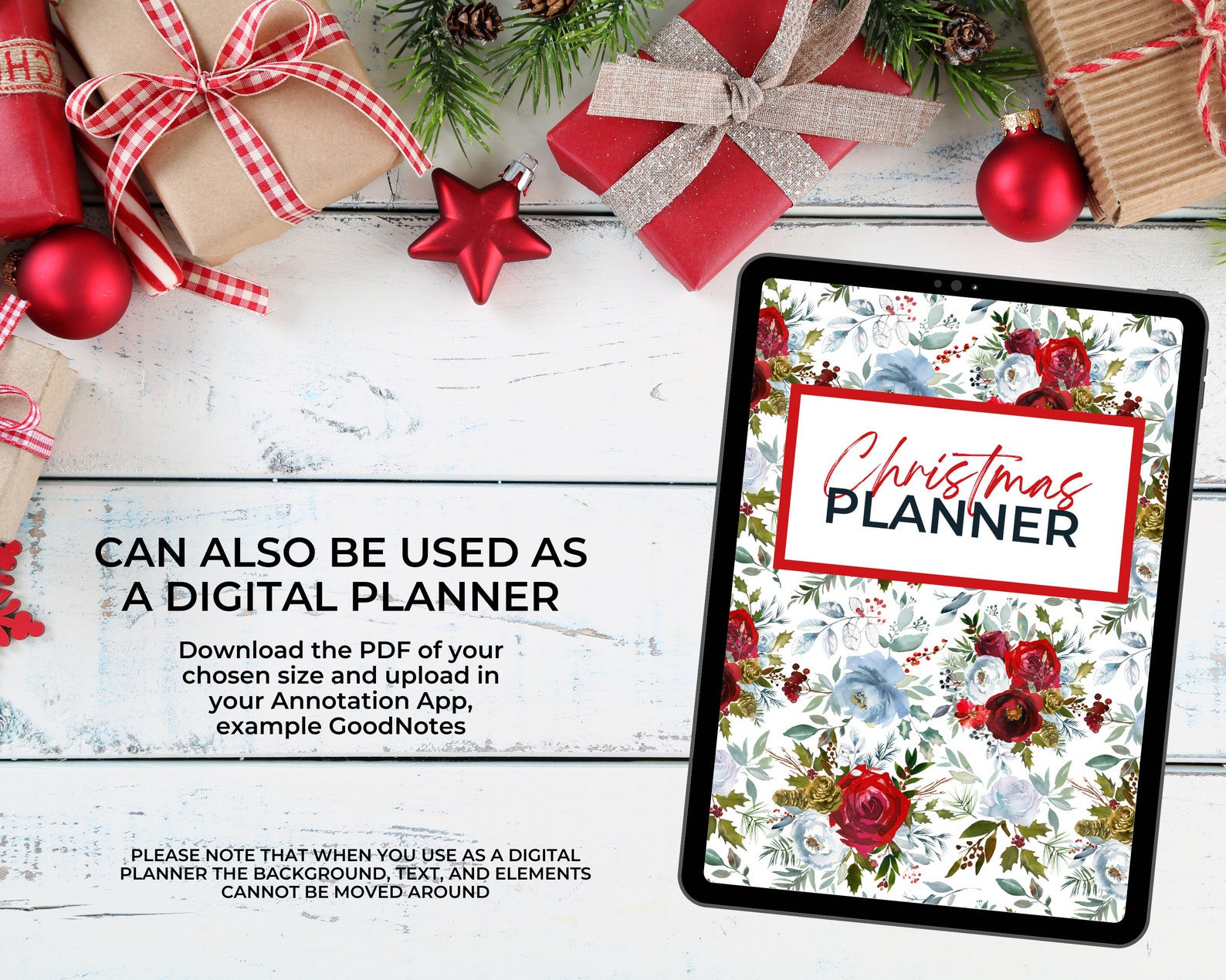 Christmas Planner Printable Holiday Planner Gift Budget - Etsy