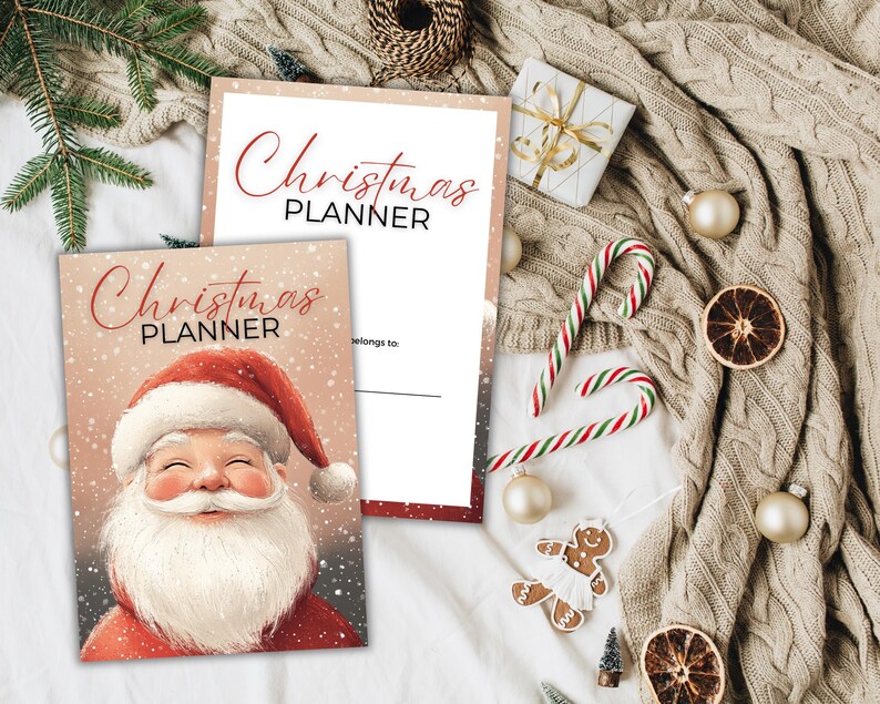Printable Christmas Planner: Holiday Organizer, Goodnotes File (70 ...