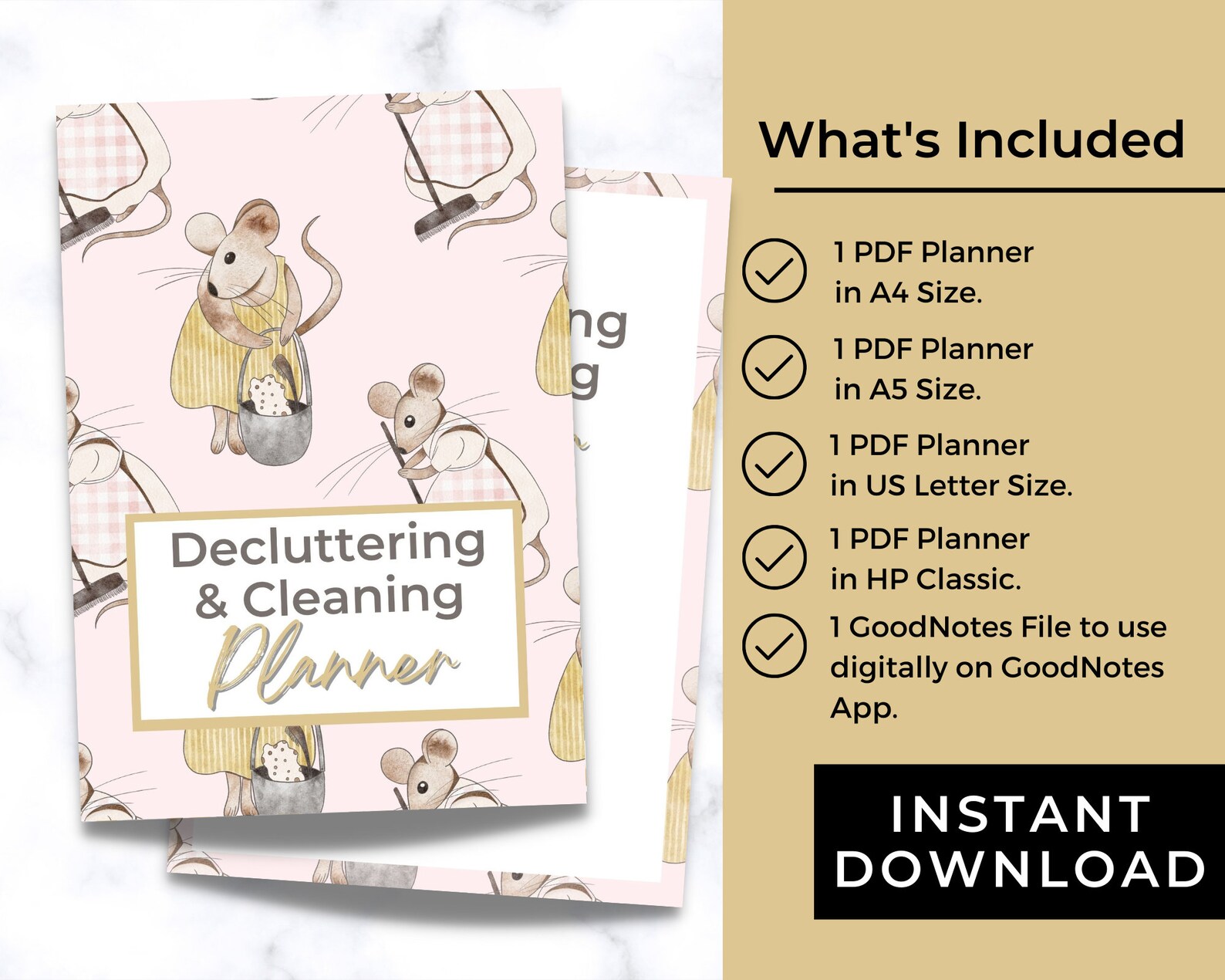 Decluttering Planner Printable Cleaning Journal - Etsy