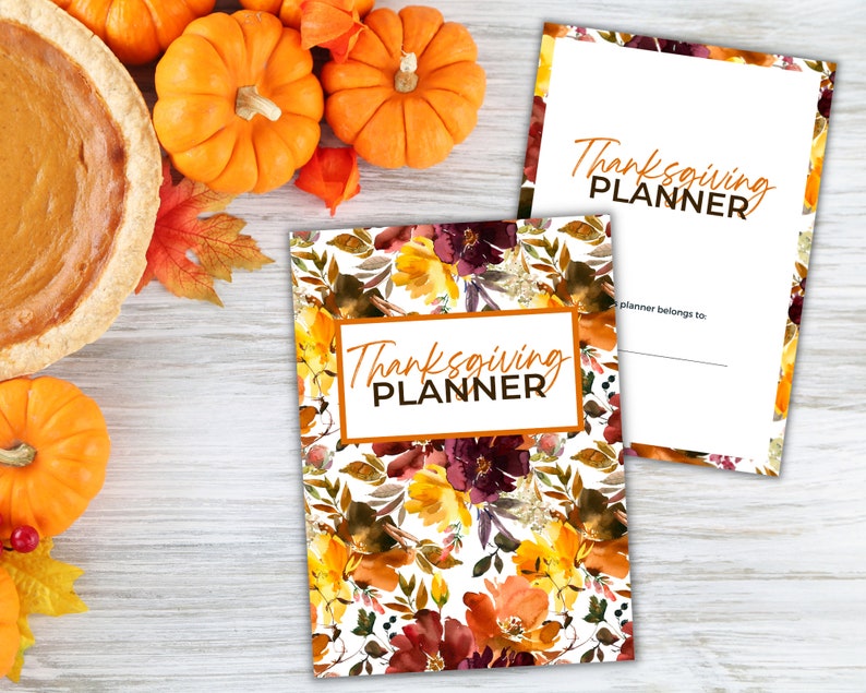 Holiday Planner Bundle: Christmas, Thanksgiving, Halloween (printable ...