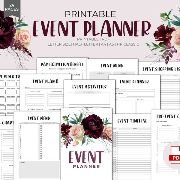 Event Planner - Etsy