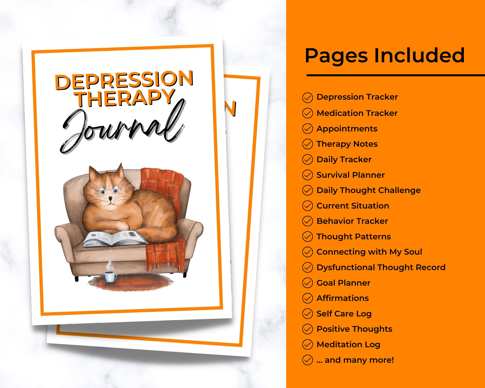 Depression Mental Health Journal Depression Therapy Planner Depression ...