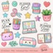 Premium Vector Clipart - Kawaii Planning Clipart - Cute Planner Clip ...