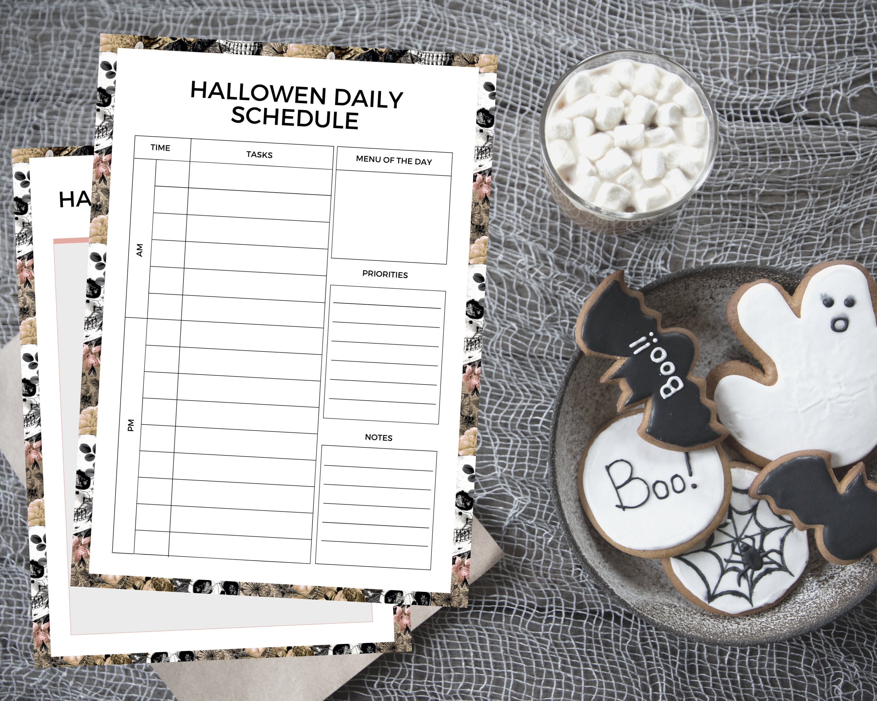 Halloween Planner Printable, Holiday Planner, Halloween Planner Insert ...
