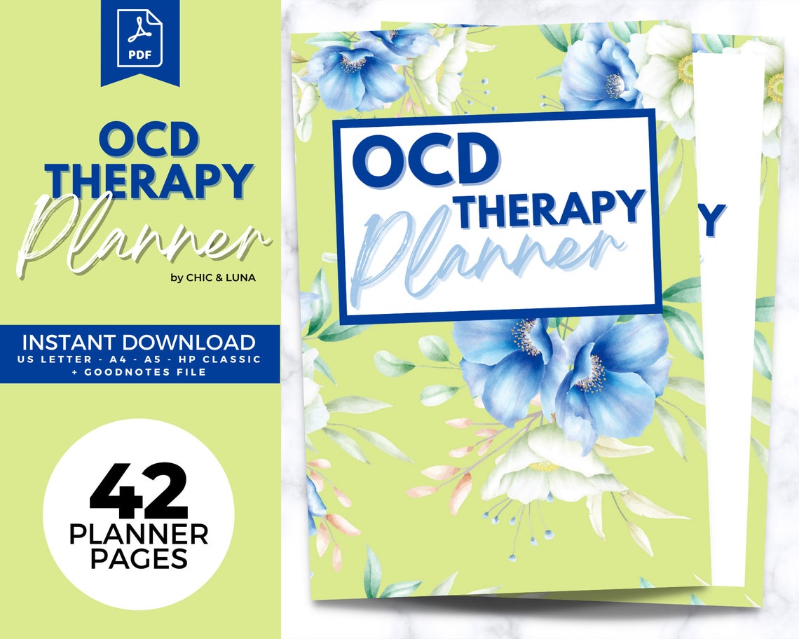 OCD Therapy Planner OCD Worksheet OCD Triggers Printable - Etsy
