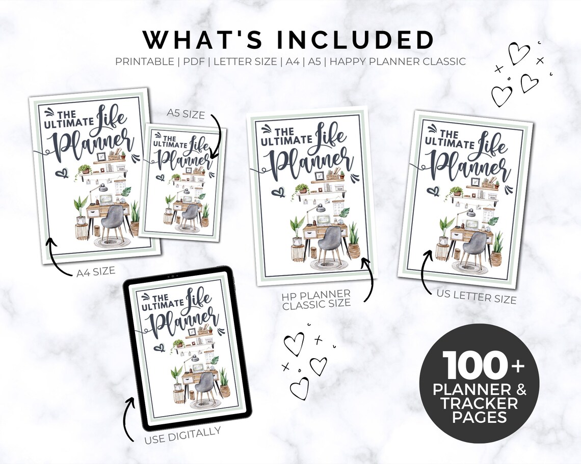 Ultimate Life Planner Binder Planner Bundle All in One - Etsy