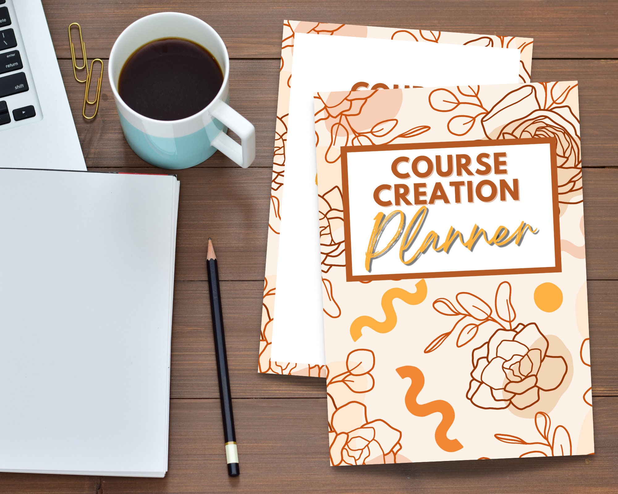 Printable Course Creation Planner: 44-page Workbook (PDF & Goodnotes ...