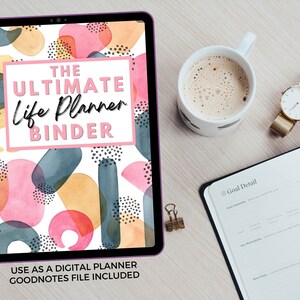 Ultimate Life Planner Binder | Planner Bundle | All in One Life Planner ...