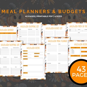 Halloween Planner Printable, Goodnotes Halloween Planner, Halloween ...