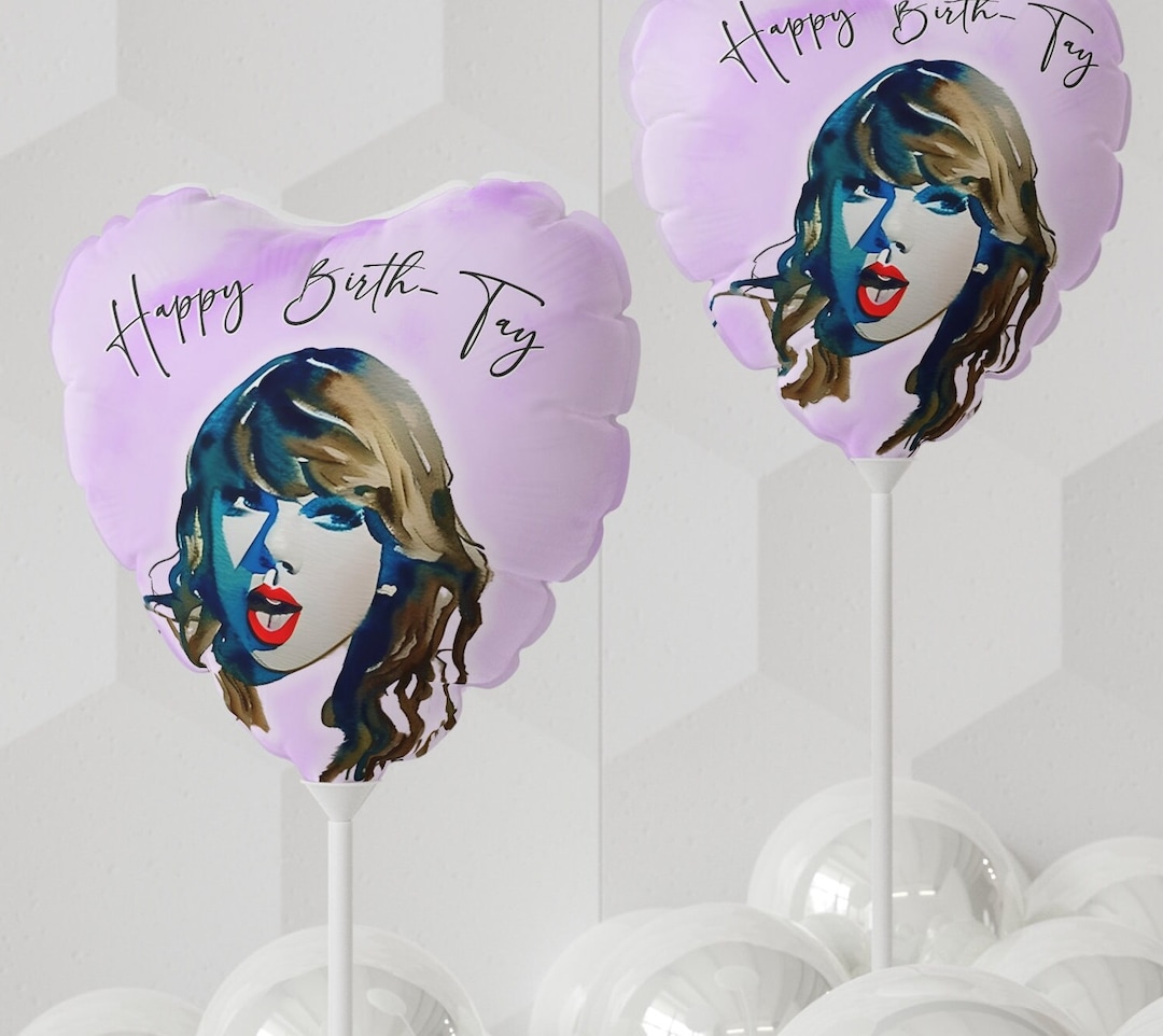 Taylor Swift Inspired Balloon (round and Heart-shaped), 11" - Taylor ...