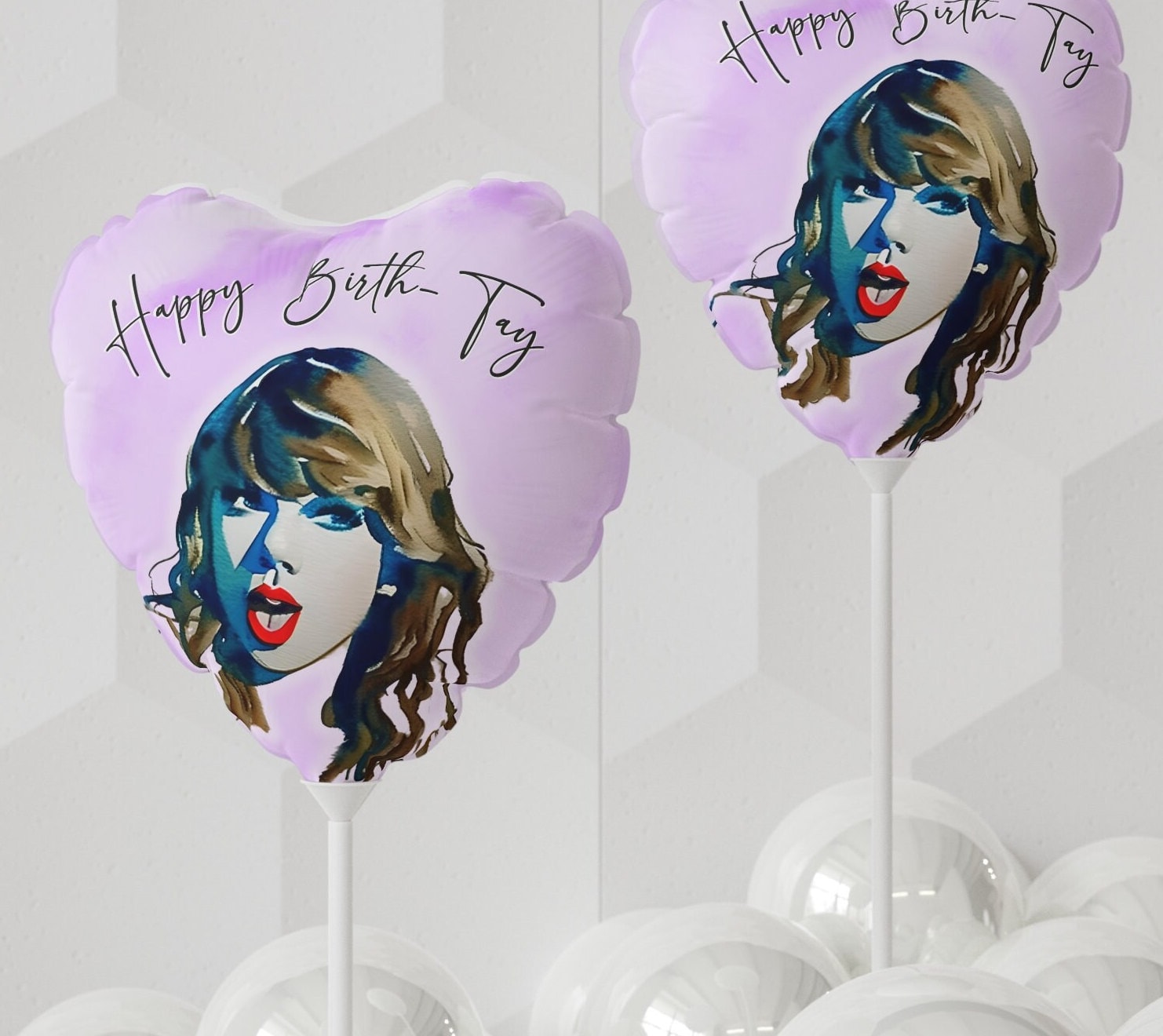 Taylor Swift Inspired Balloon round and Heart-shaped, 11 Taylor Swift ...