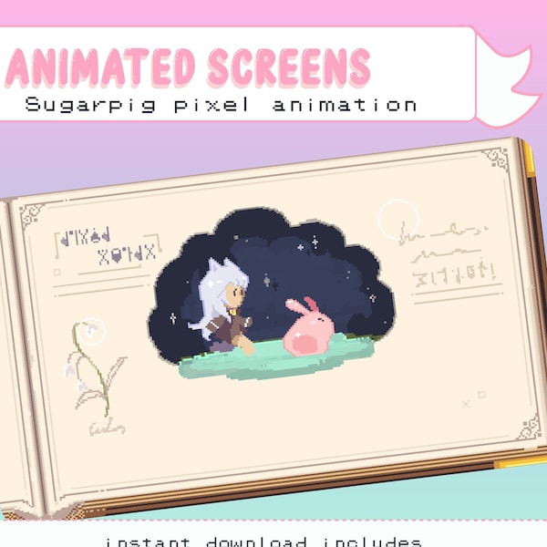 Wolf Animated Twitch Backgrounds - Etsy