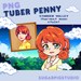 Chibi Penny From Stardew Valley Harvest Moon Style Pngtuber W/ 8x ...