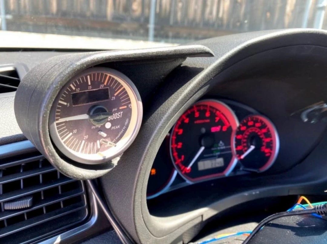 GR STI, WRX Gauge Pod (cluster Hood) - Etsy