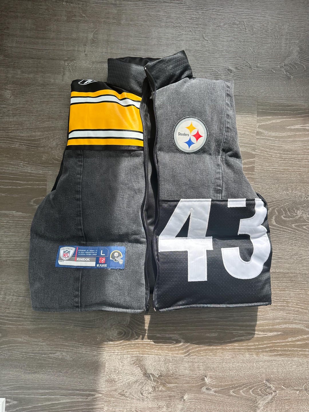 Custom Upcycled Sports Puffer Vest - Etsy