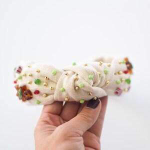 Gingerbread Knotted Headband, Women's Headband, Knotted Headband ...