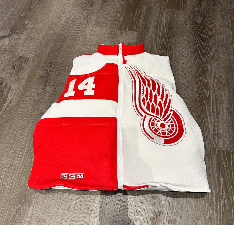 Custom Upcycled Sports Puffer Vest: Handmade From Your Jerseys, Tshirts ...